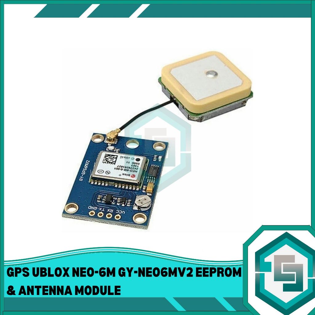 Jual GPS UBLOX NEO-6M GY-NEO6MV2 EEPROM & ANTENNA MODULE | Shopee Indonesia