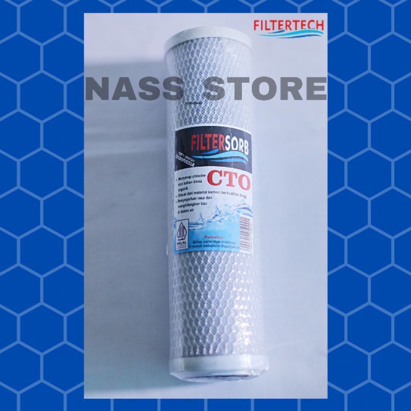 Jual CTO Filter / Carbon Filter / Karbon Blok / 10 Inch / FILTERSORB | Shopee Indonesia