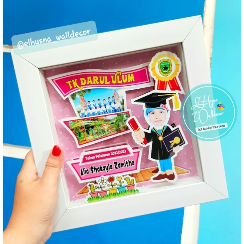 Jual FIGURA FOTO/SOUVENIR WISUDA/FRAME WISUDA 3D | Shopee Indonesia