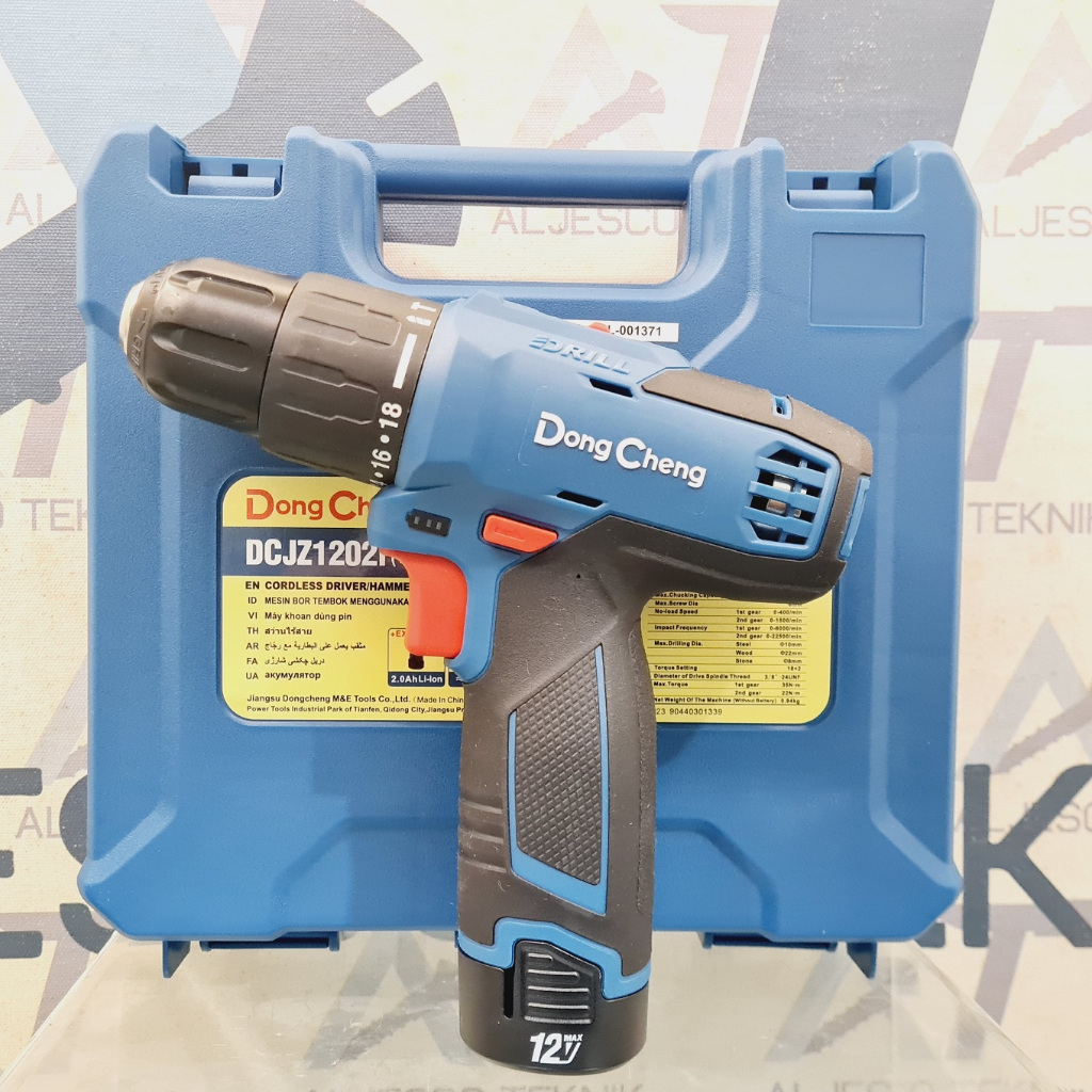 Jual DONGCHENG DCJZ1202i BOR TEMBOK BATERAI 12V FULL SET | Shopee Indonesia