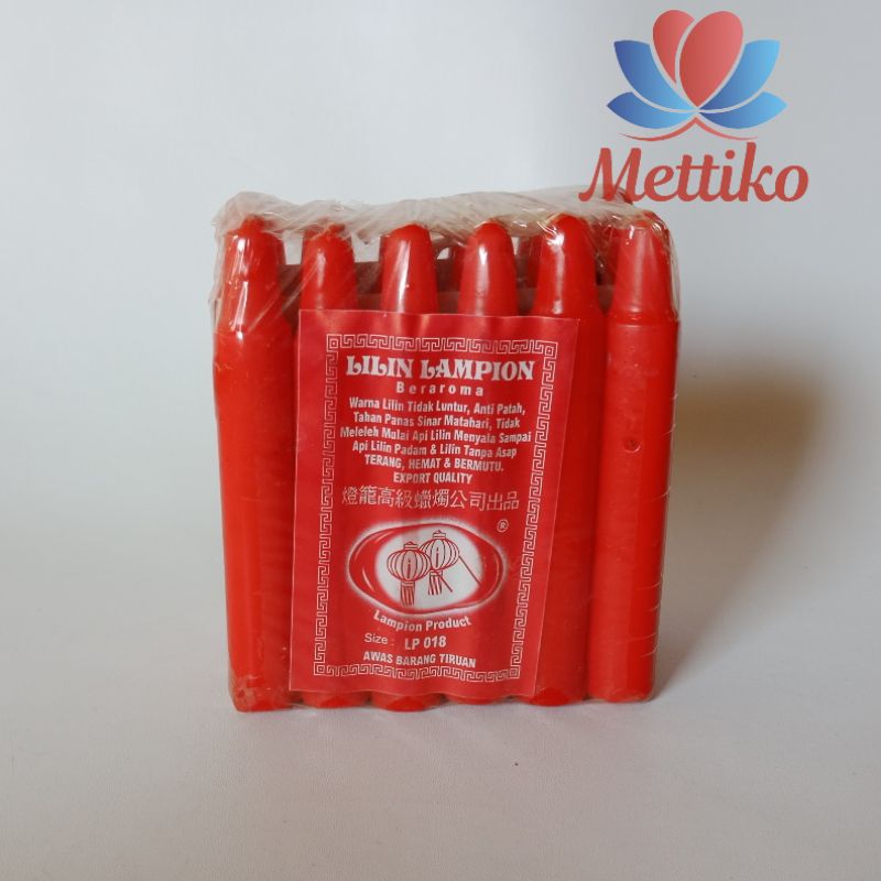 Jual Lilin Merah Lampion Isi 18 Batang | Shopee Indonesia