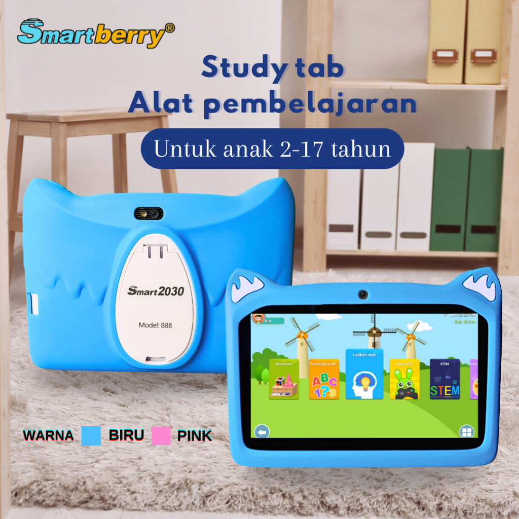 Jual BOC SMARTBERRY KIDS STUDY TAB B88 Kids Tablet / Tablet Anak / Tablet 7 Inch / Tablet PC ...