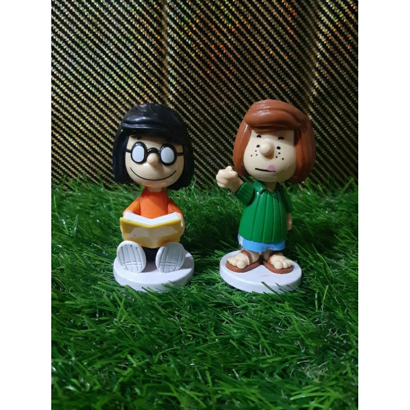 Jual Action Figure Peanuts Marcie Dan Peppermint Patty 2pcs (Bekas ...