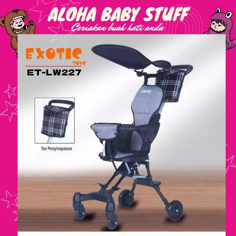 Jual Magic Stroller Anak Stoler Lipat Portabel Exotic LW 226 227 Cabin ...