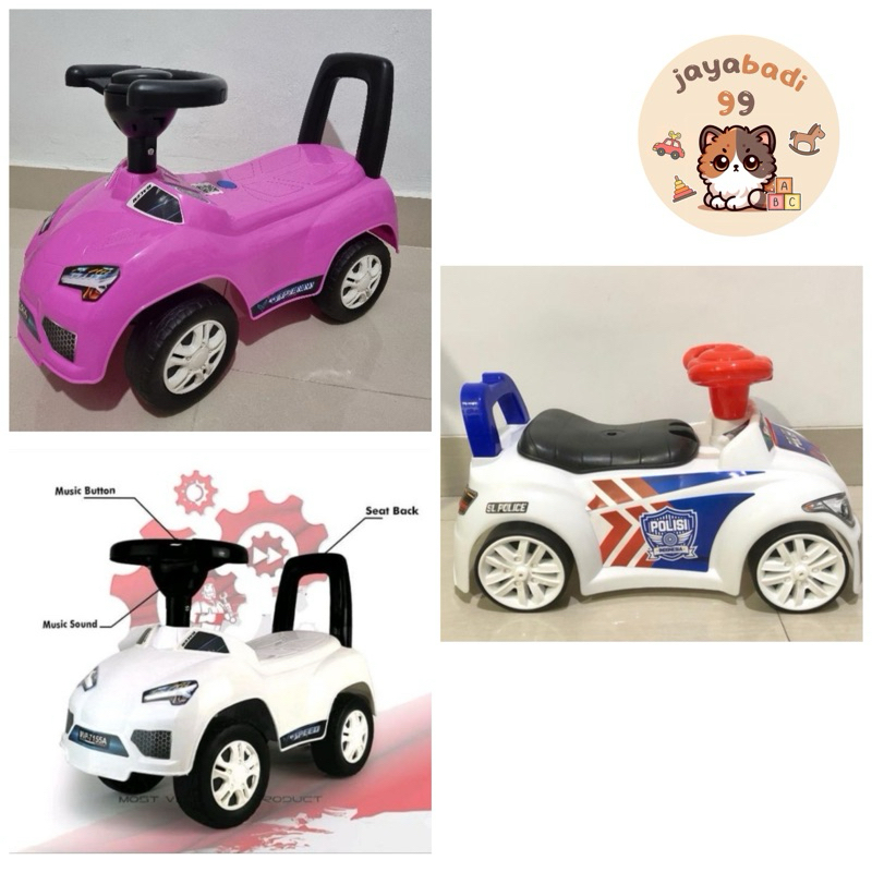 Jual mainan mobil dorong anak 1-3thn maenan mobilan duduk lambo sg toys ...