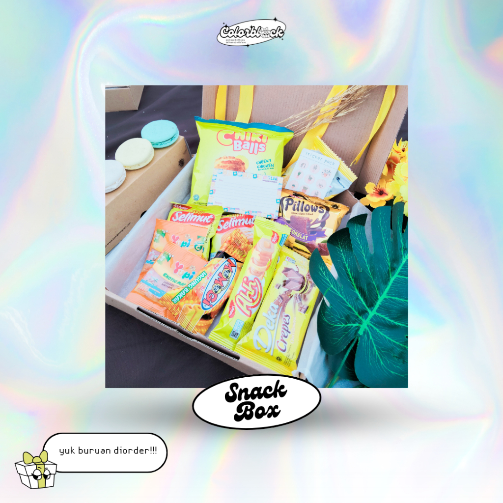Jual Yellow Snack Box/Gift Box Snack/Kado Wisuda/Kado Ulang Tahun ...