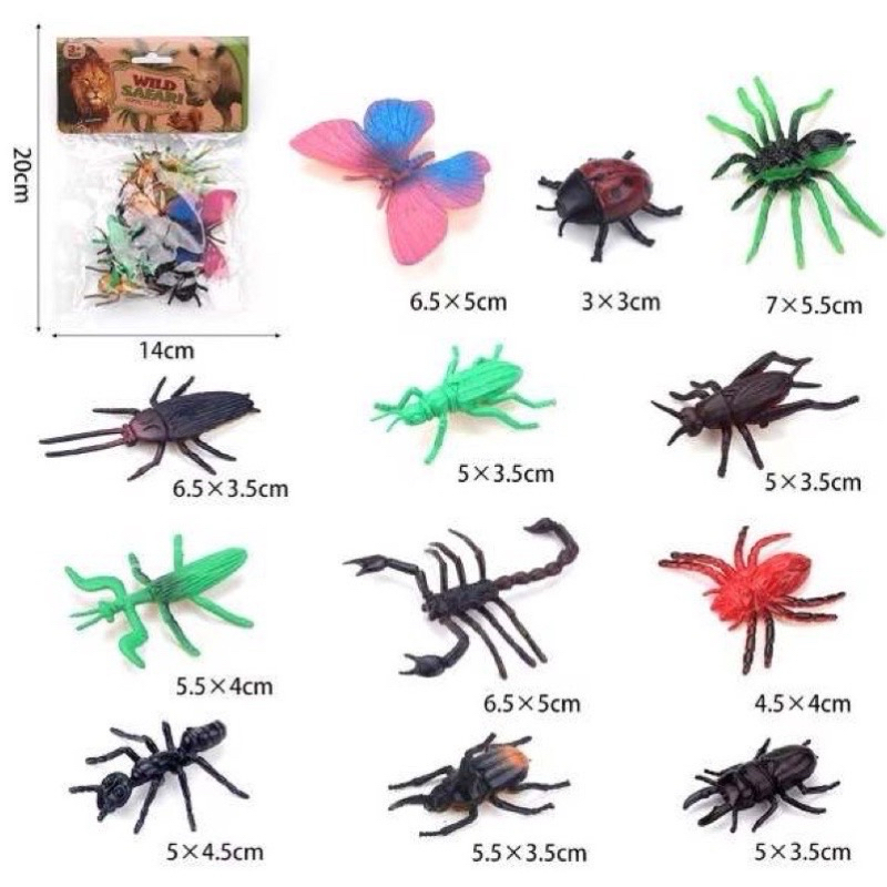 Jual Animal Figur Mini Figur Binatang Replika Hewan Hewan Karet Hewan ...