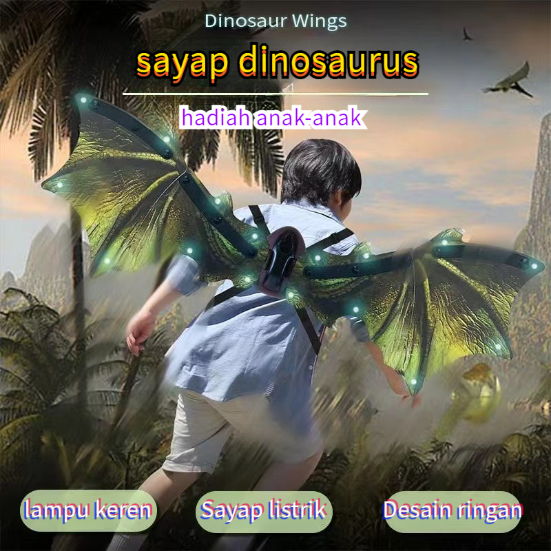 Jual Sayap peri kupu-kupu Sayap dinosaurus anak Karakter dinosaurus ...