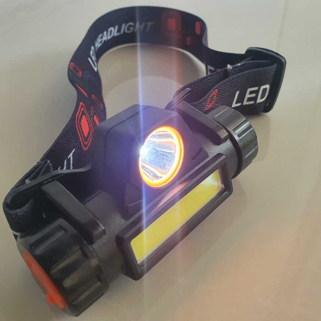 Jual Senter Kepala Mini COB XPE Headlamp Bisa Putar Copot Cas USB ...