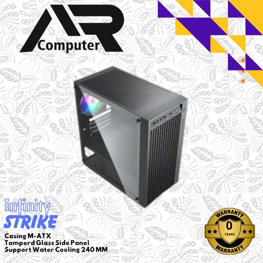Jual Casing Komputer Gaming Enlight Infinity Strike M ATX | Shopee ...