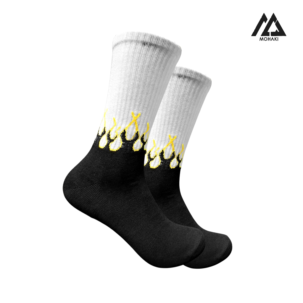 Jual Kaos Kaki Api Flame - Kaos Kaki Oldschoo Skate - Mohaki Official ...