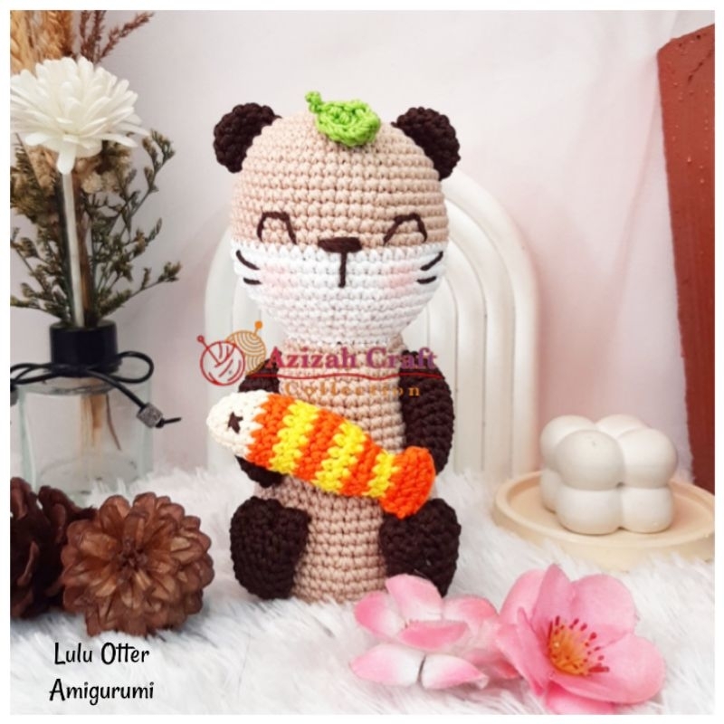 Jual Boneka Mini Rajut (Lulu Otter Amigurumi) | Shopee Indonesia