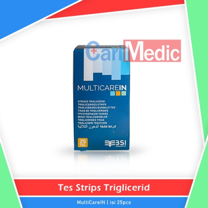 Jual Multicare In TG Trigliserid | Strip Tes Trigliserida Multicare in ...