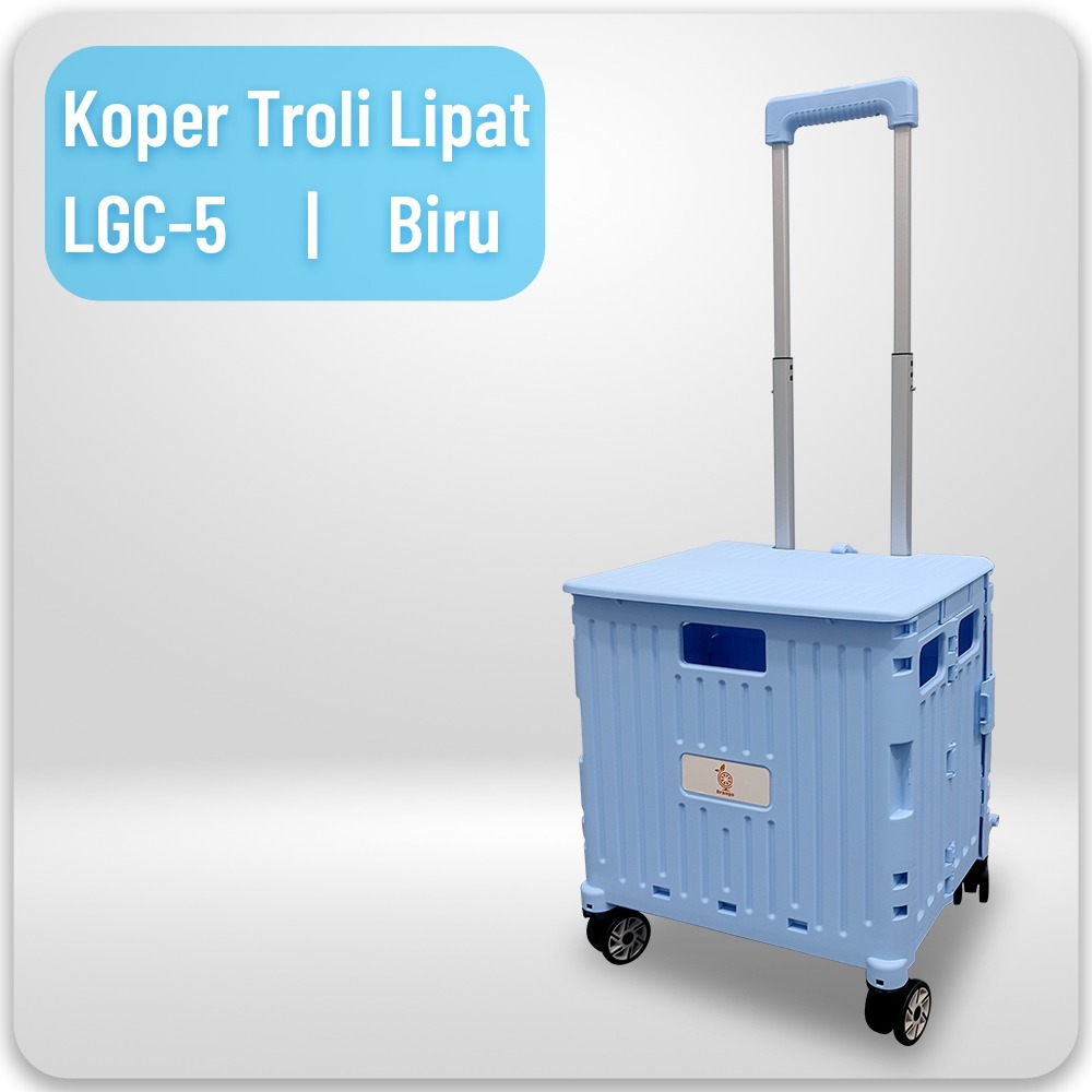 Jual PROMO Folded Shopping Trolley | Troli Belanja Portable - Troli ...