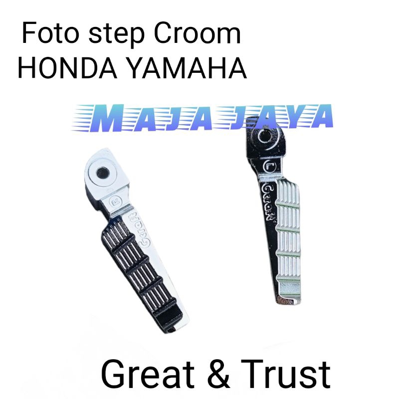 Jual foot step Injakan kaki Croom Graft Croom honda yamaha Universal ...