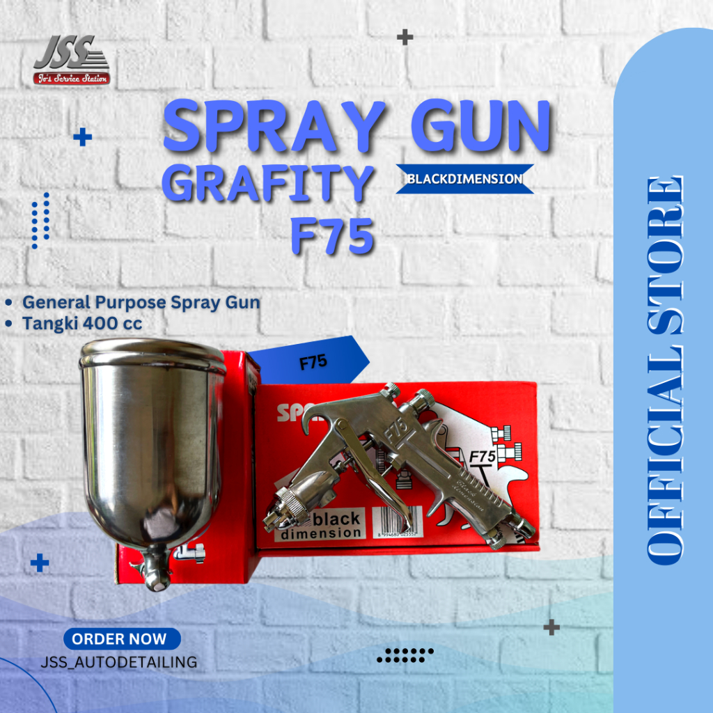 Jual Black Dimension Spray Gun F75 - Gravity | Shopee Indonesia