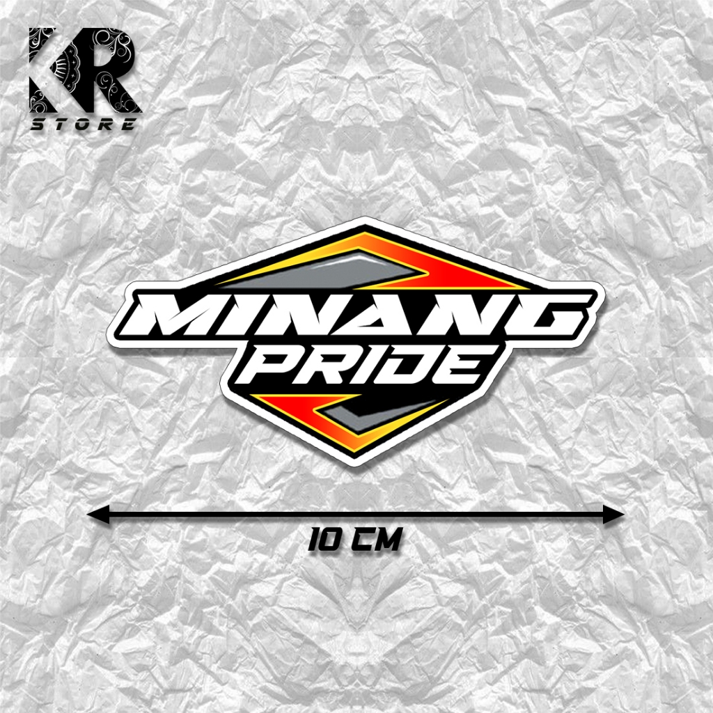 Jual Sticker MINANG PRIDE Sticker Racing | sticker motor | sticker ...