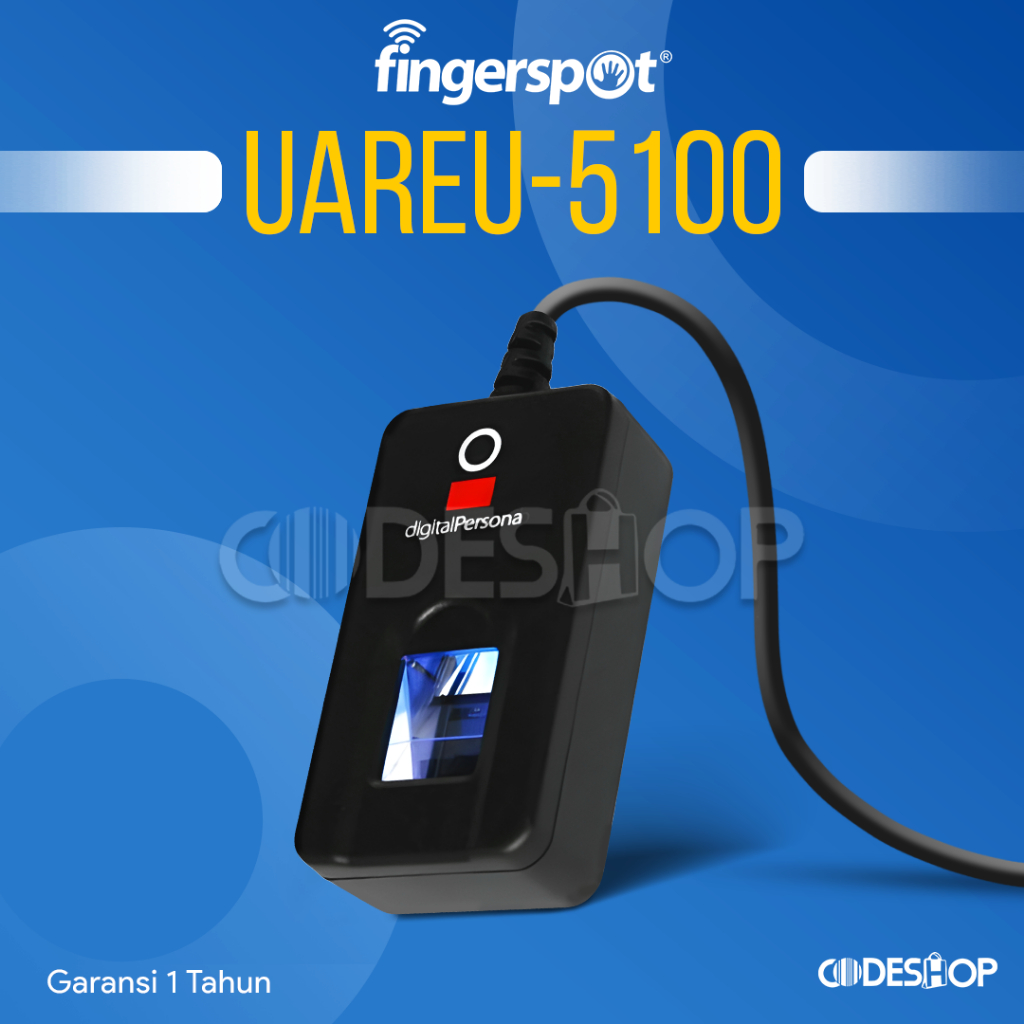 Jual Mesin Fingerprint Fingerspot U are U 5100 Digital Persona Fastcode | Shopee Indonesia
