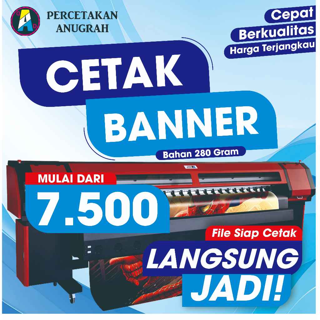 Jual Cetak Banner - MMT - Spanduk - Baliho | 280 Gram | DESAIN BERBAYAR | FILE ADA BISA LANGSUNG ...