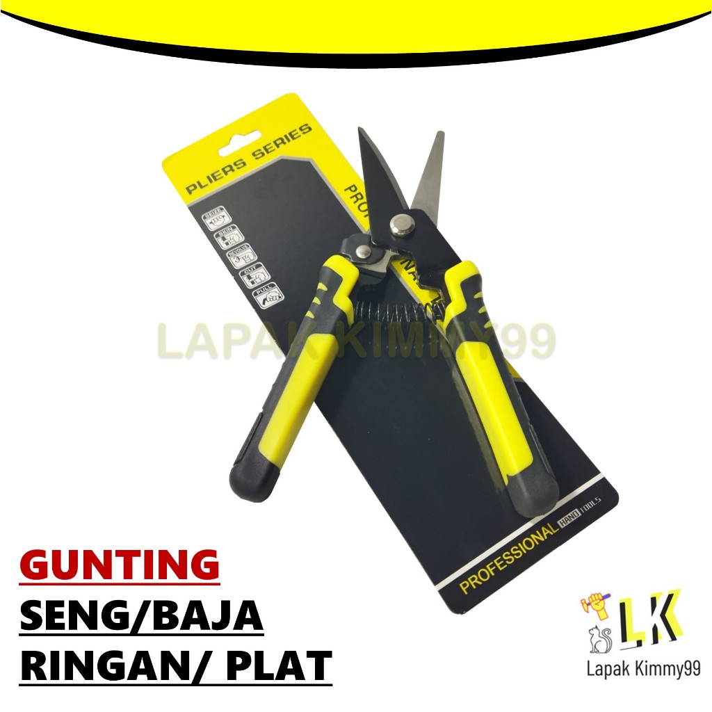 Jual GUNTING SERBAGUNA 8" POTONG DAHAN SENG BAJA RINGAN HOLO PLAT BESI ...