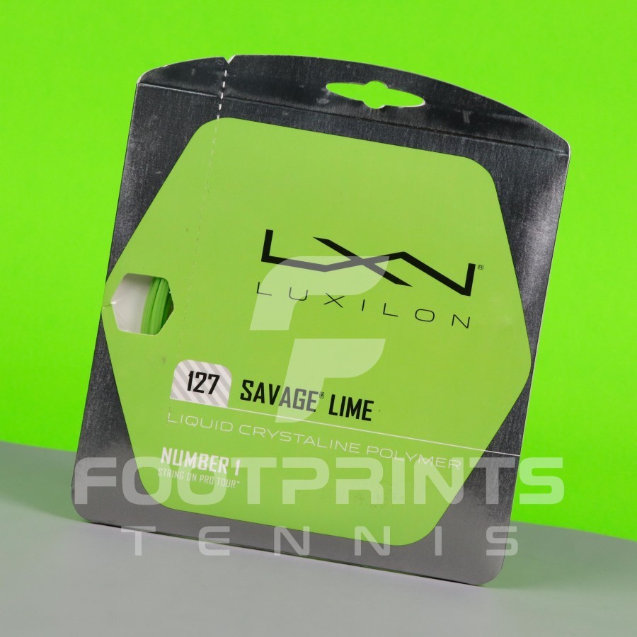 Jual Luxilon Savage Lime 127 Senar Raket Tenis Tennis Strings Original ...