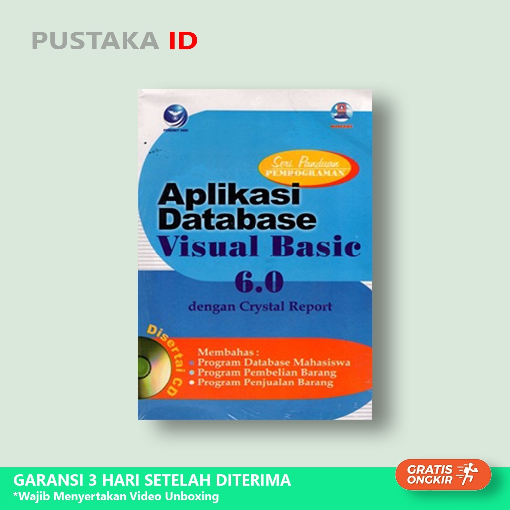 Jual Buku Seri Panduan Pemrograman Aplikasi Database Visual Basic 6.0 - Original | Shopee Indonesia