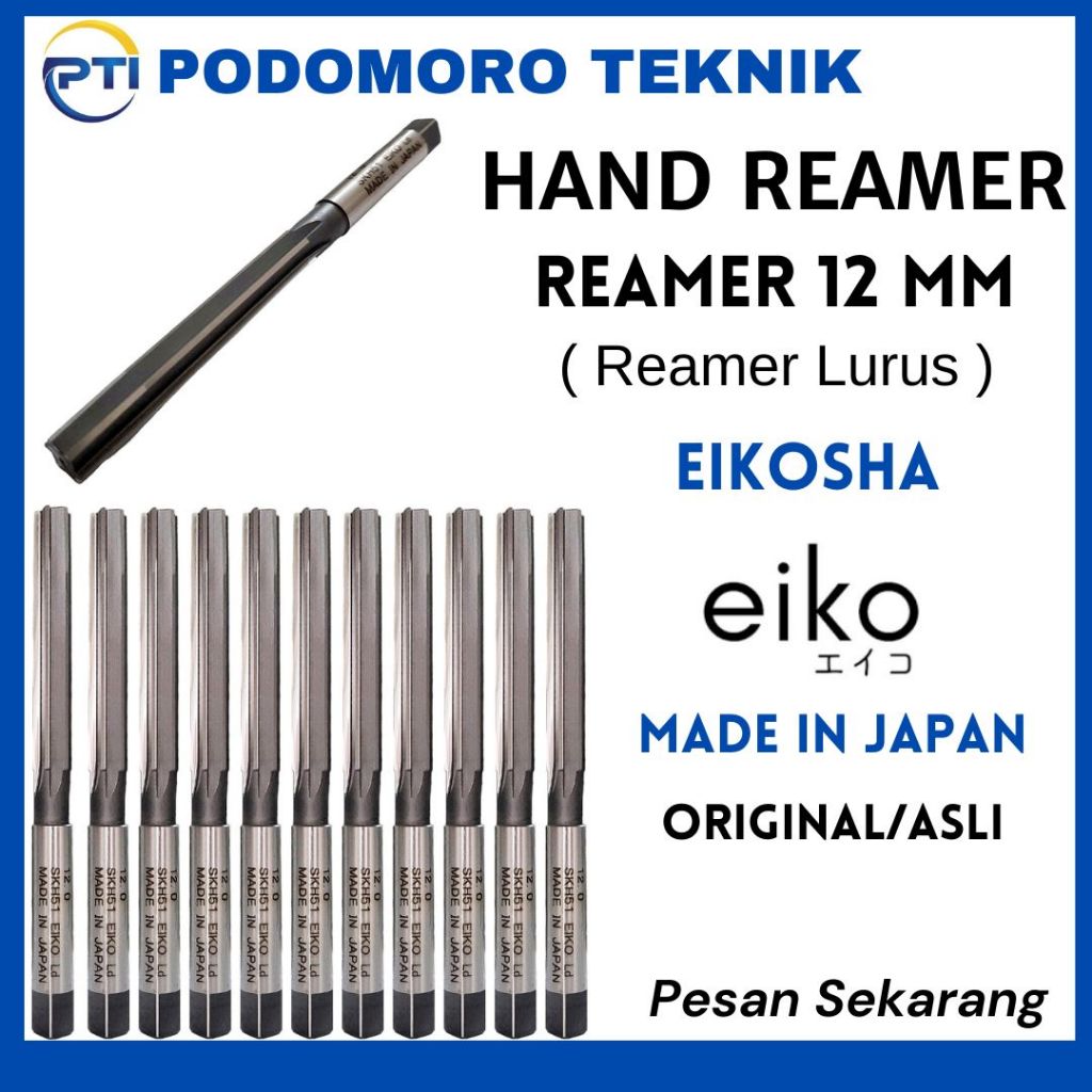 Jual Hand Reamer 12 mm Merek Eikosha/EIKO Made In Japan | Shopee Indonesia