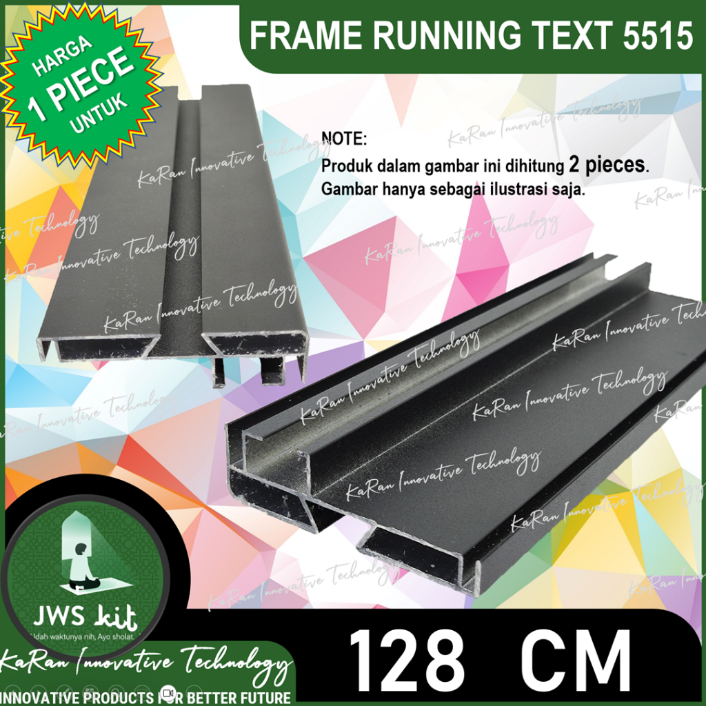 Jual Frame Running Text 5515 panjang 16 cm | Shopee Indonesia