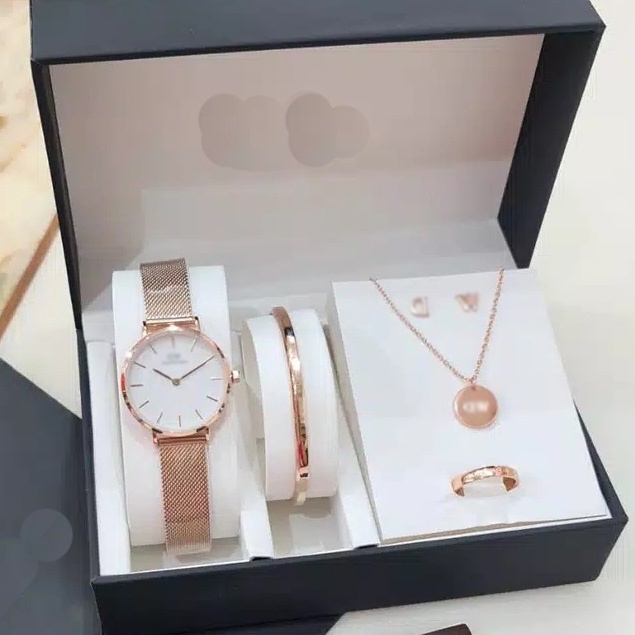 Jual ( BISA COD ) JAM TANGAN DW PASIR PETITE PAKET FULLSET + BOX ...