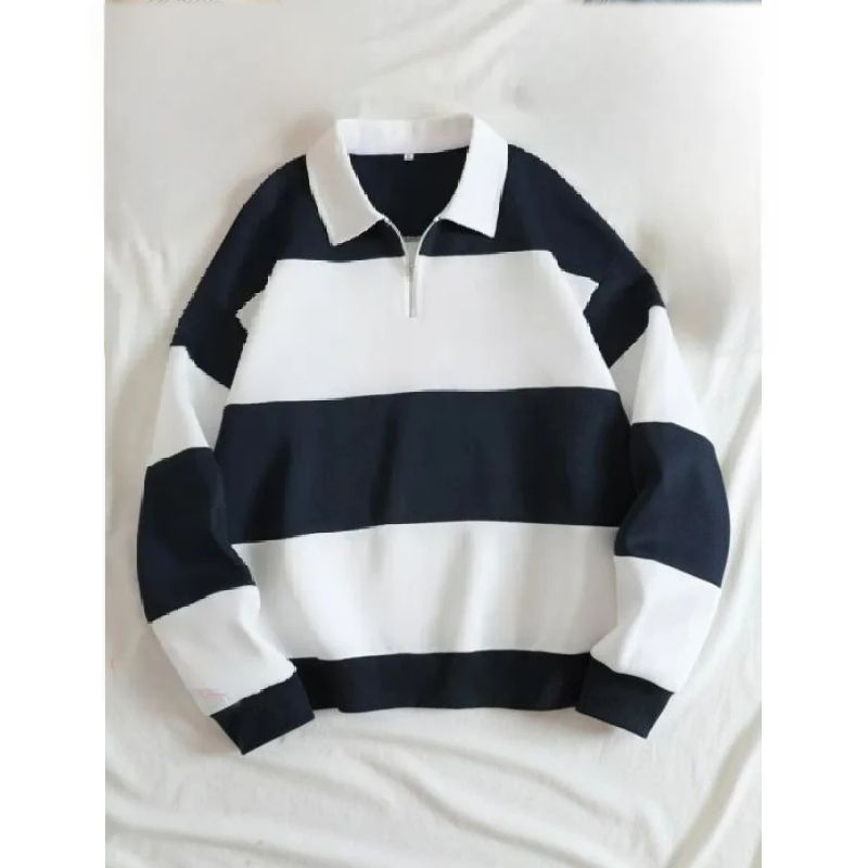 Jual SWEATERS SALUR RUGBY STRIPE SWEATER RUGBY PRIA WANITA SWEATER ...