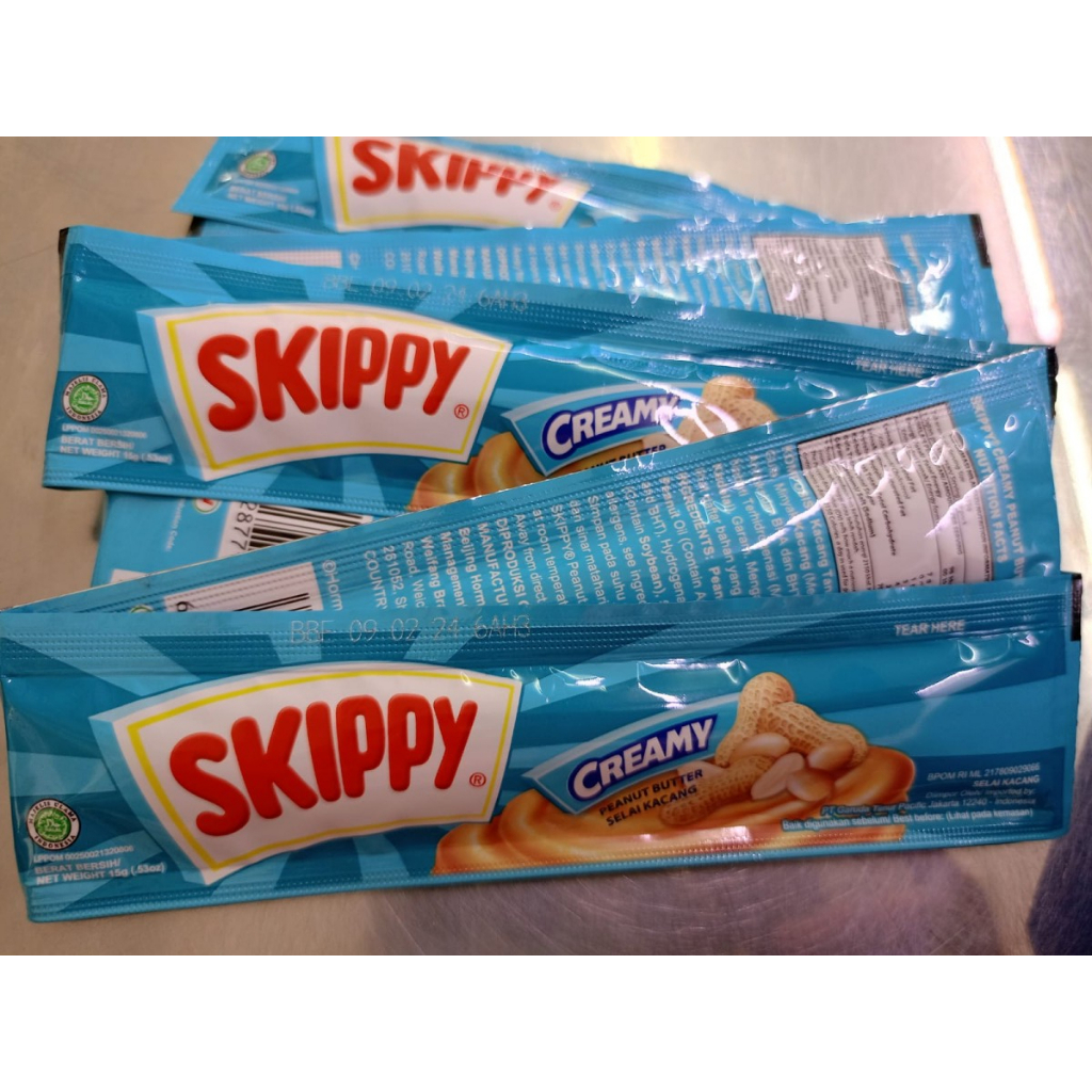 Jual Skippy Sachet Creamy Peanut Butter 15 gr | Selai Kacang | Shopee ...