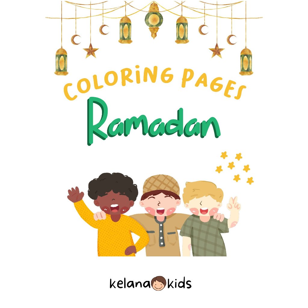 Jual Worksheet Anak Muslim usia 2 sampai 7 tahun Belajar Ramadhan Idul ...