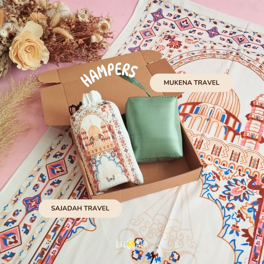 Jual Hampers Mukena dan Sajadah Travel Mini Dewasa Travelling Kado ...