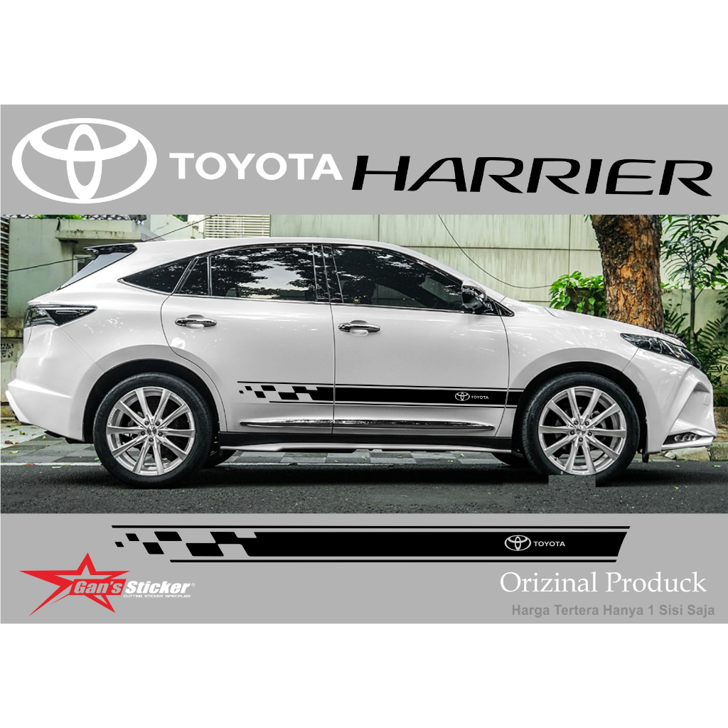 Jual sticker toyota harrier aksesories toyota harrier | Shopee Indonesia