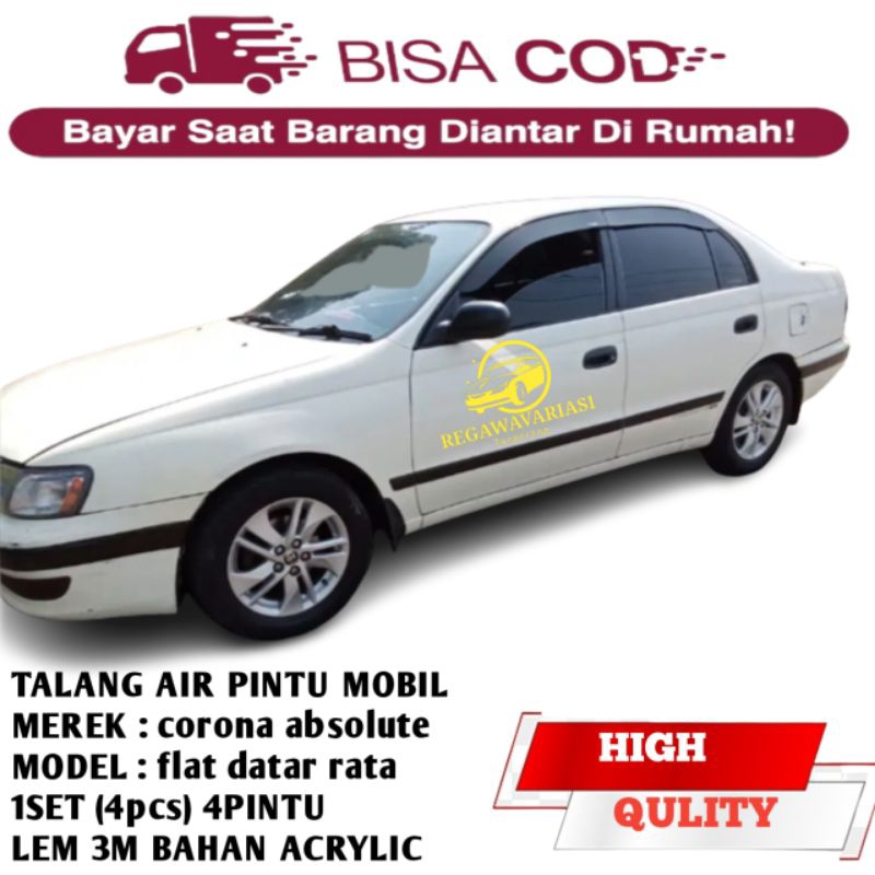 Jual talang air mobil corona absolute thn 1990-1998 model flat datar/rara 4pintu | Shopee Indonesia