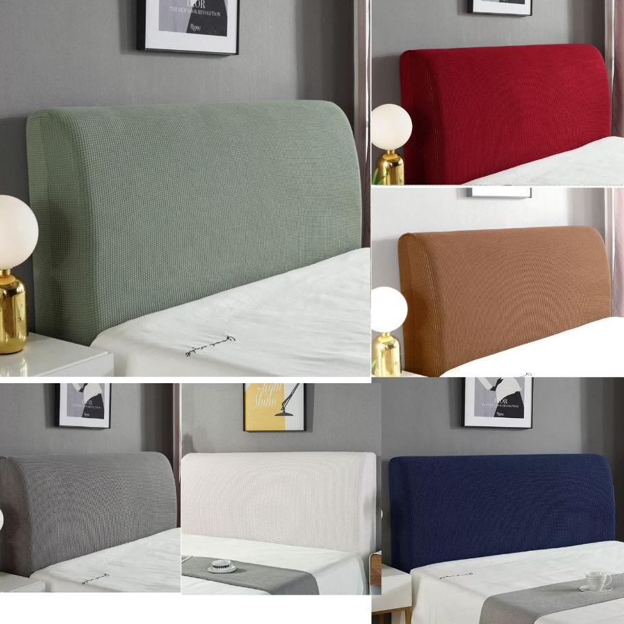 Jual Promo Spektakuler Elastic Headboard Cover Plain Sarung Penutup ...