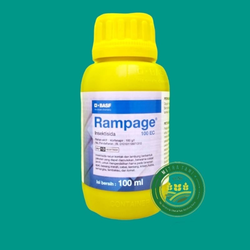 Jual INSEKTISIDA RAMPAGE 100 EC ISI 100 ML PENGENDALI ULAT TULIS ...