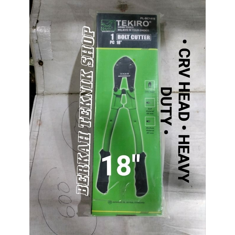 Jual GUNTING BETON 18" TEKIRO BOLT CUTTER gunting besi baja SUPER HEAVY ...