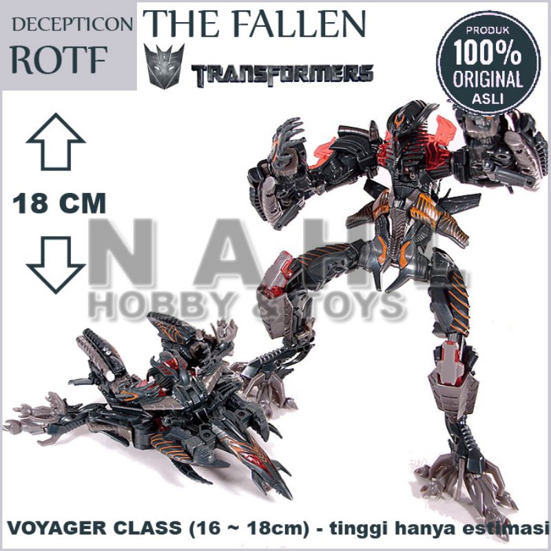 Jual Robot Transformers ROTF Decepticon The Fallen Voyager Class ...