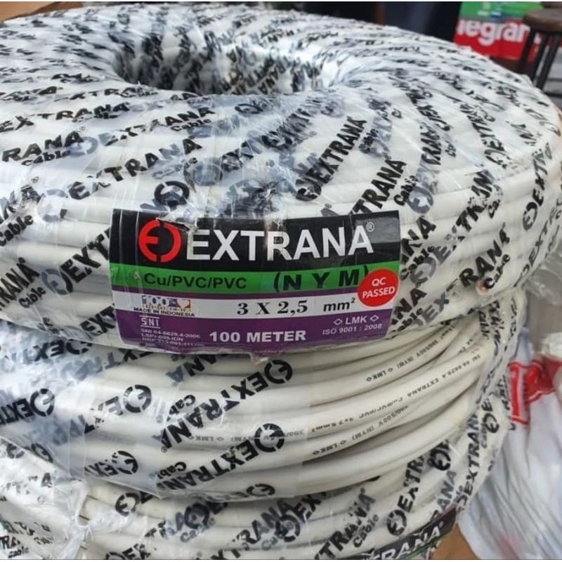 Jual Extrana Kabel Listrik NYM 3x2,5 @100m | Shopee Indonesia