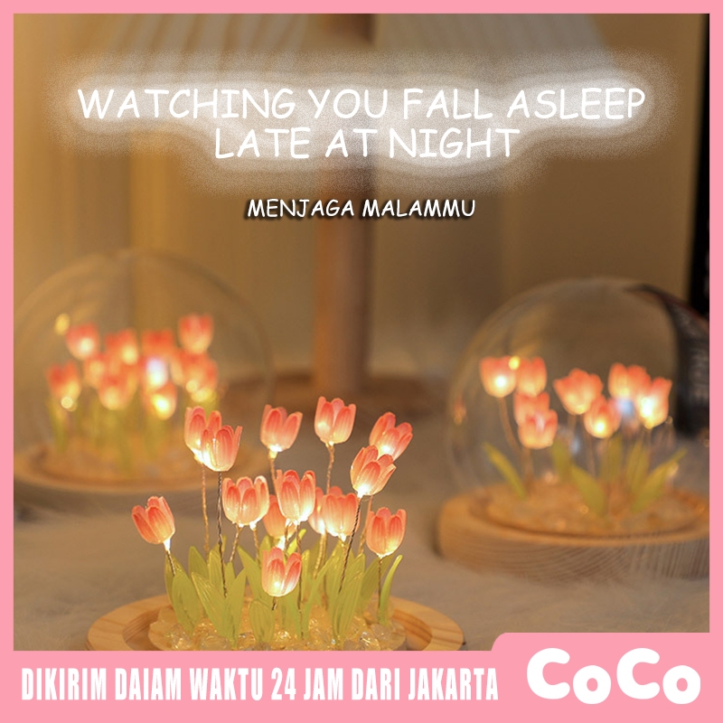 Jual Tulip Malam Lampu Led Lampu Malam Dekorasi Ruang Tamu Kamar Tidur ...