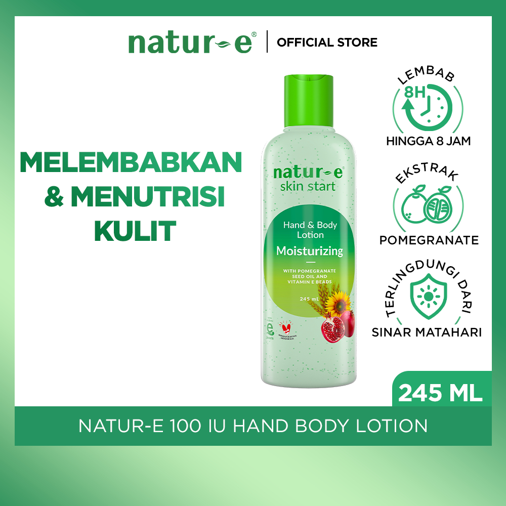 Jual Natur-E Skin Start Hand & Body Lotion Moisturizing 245ml - Skincare | Shopee Indonesia