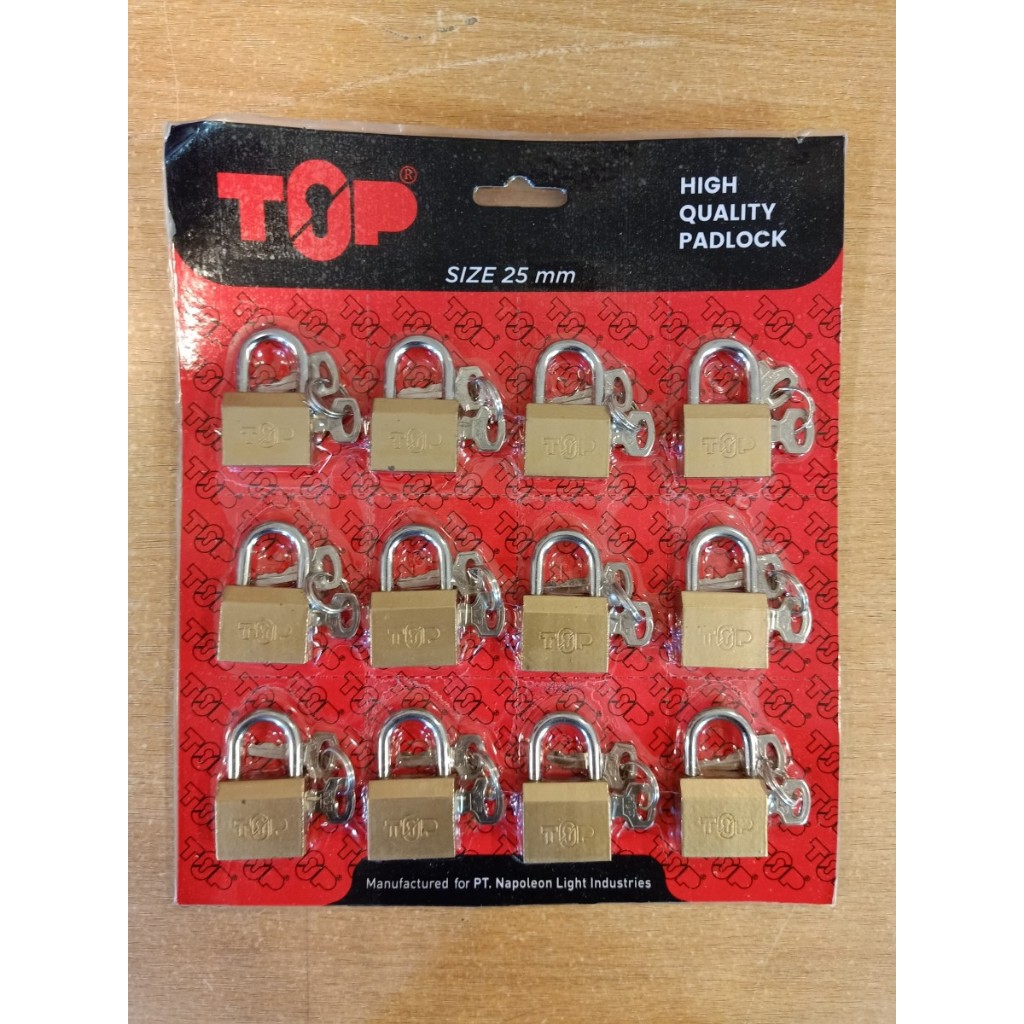 Jual Gembok Koper Gembok Kecil TOP Gembok Samping Security Lock 20mm ...
