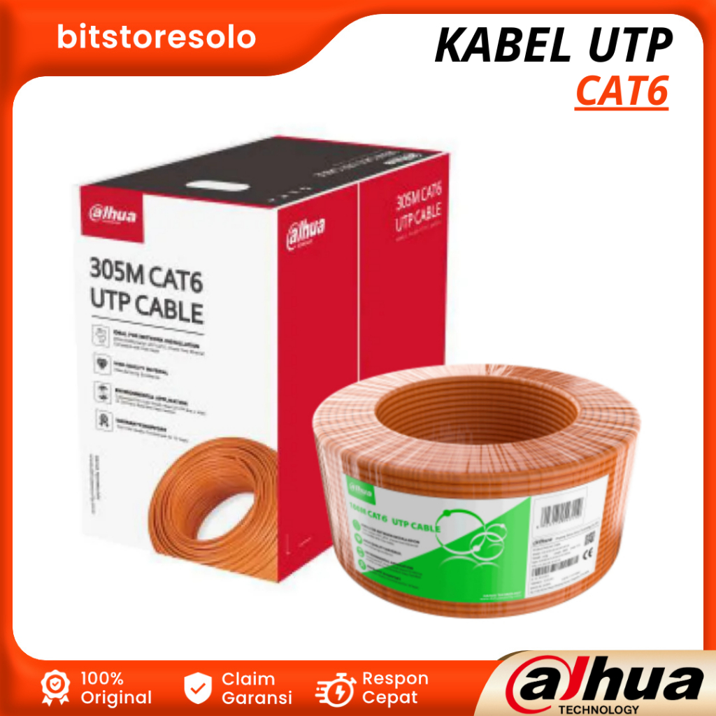 Jual Kabel LAN UTP CAT6 DAHUA DH-PFM9221-6UN-C | Shopee Indonesia