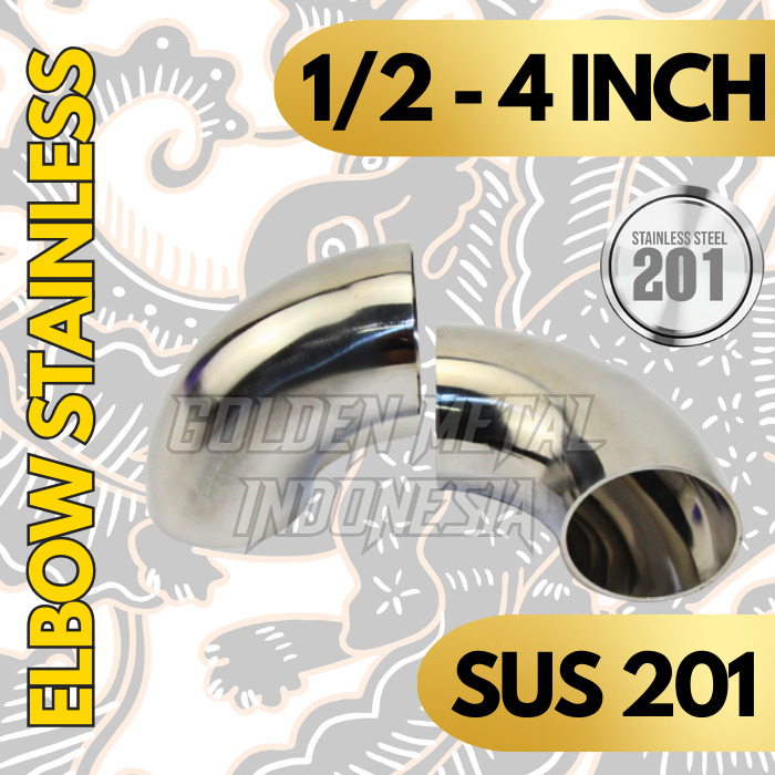 Jual Elbow Stainless Steel SUS 201 1/2 Inch - 4 Inch | Shopee Indonesia