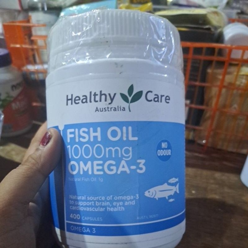 Jual HEALTHY CARE FISH OIL 1000MG OMEGA 3 400KAPSUL AUSTRALIA | Shopee ...