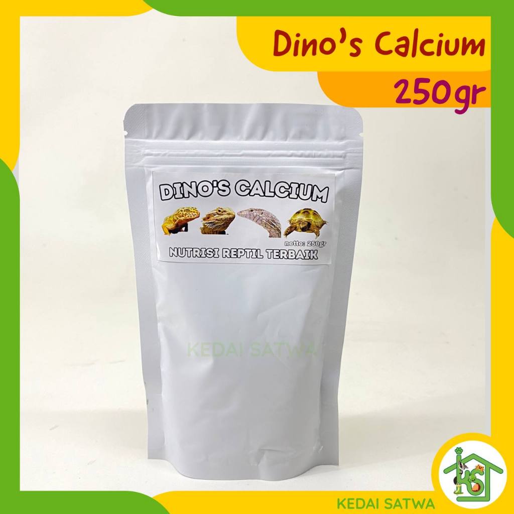 Jual Dino's Calcium + Vitamin D3 | Reptil, Gecko, Vitamin, Suplemen Reptile | Shopee Indonesia
