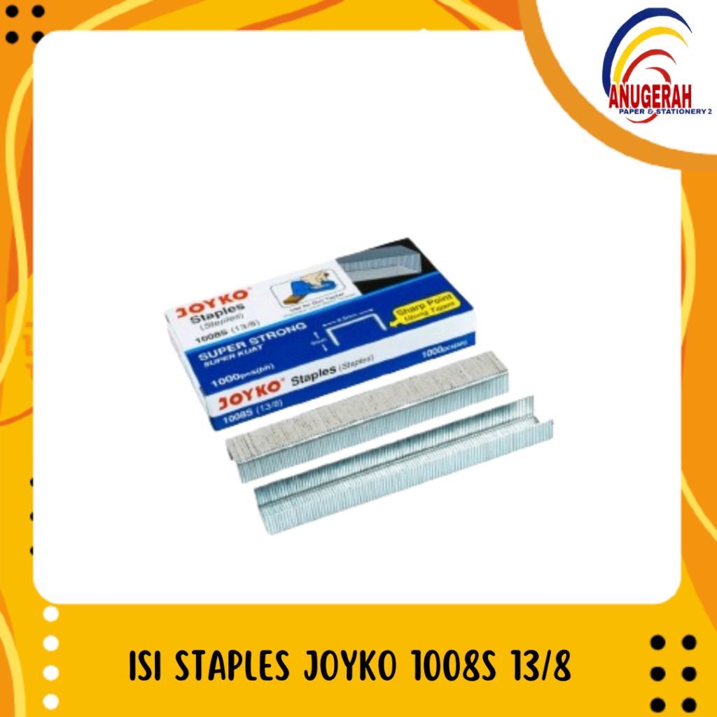 Jual (3PCS)ISI STAPLES JOYKO 1008S 13/8 | Shopee Indonesia