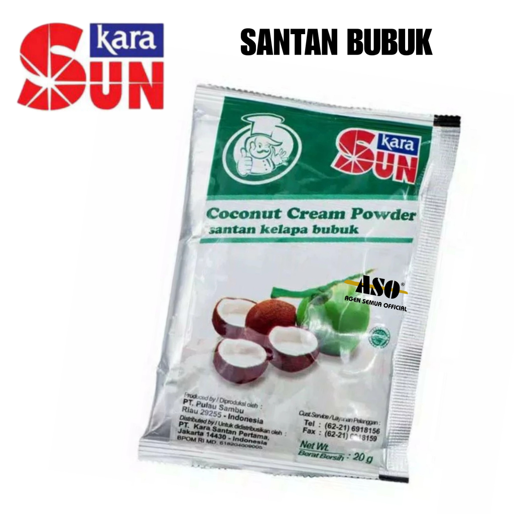 Jual SUN KARA POWDER santan bubuk 20gr | Shopee Indonesia