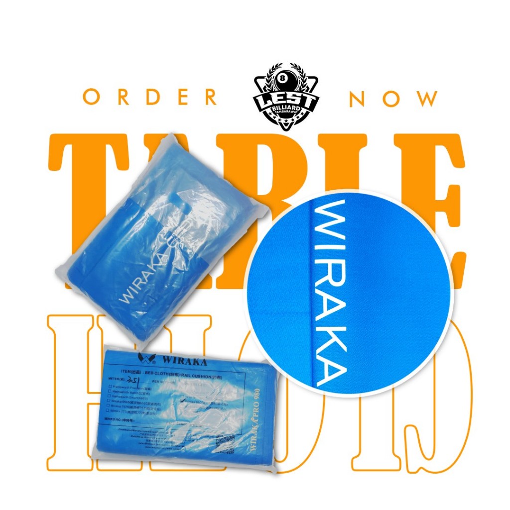 Jual Kain laken wiraka electric blue - wiraka cloth - kain meja ...